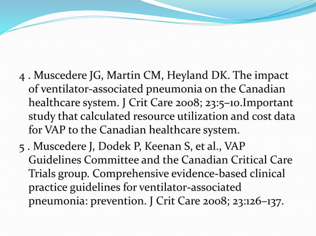 Bundles to prevent ventilator associated pneumonia | PPTX | Lung and ...