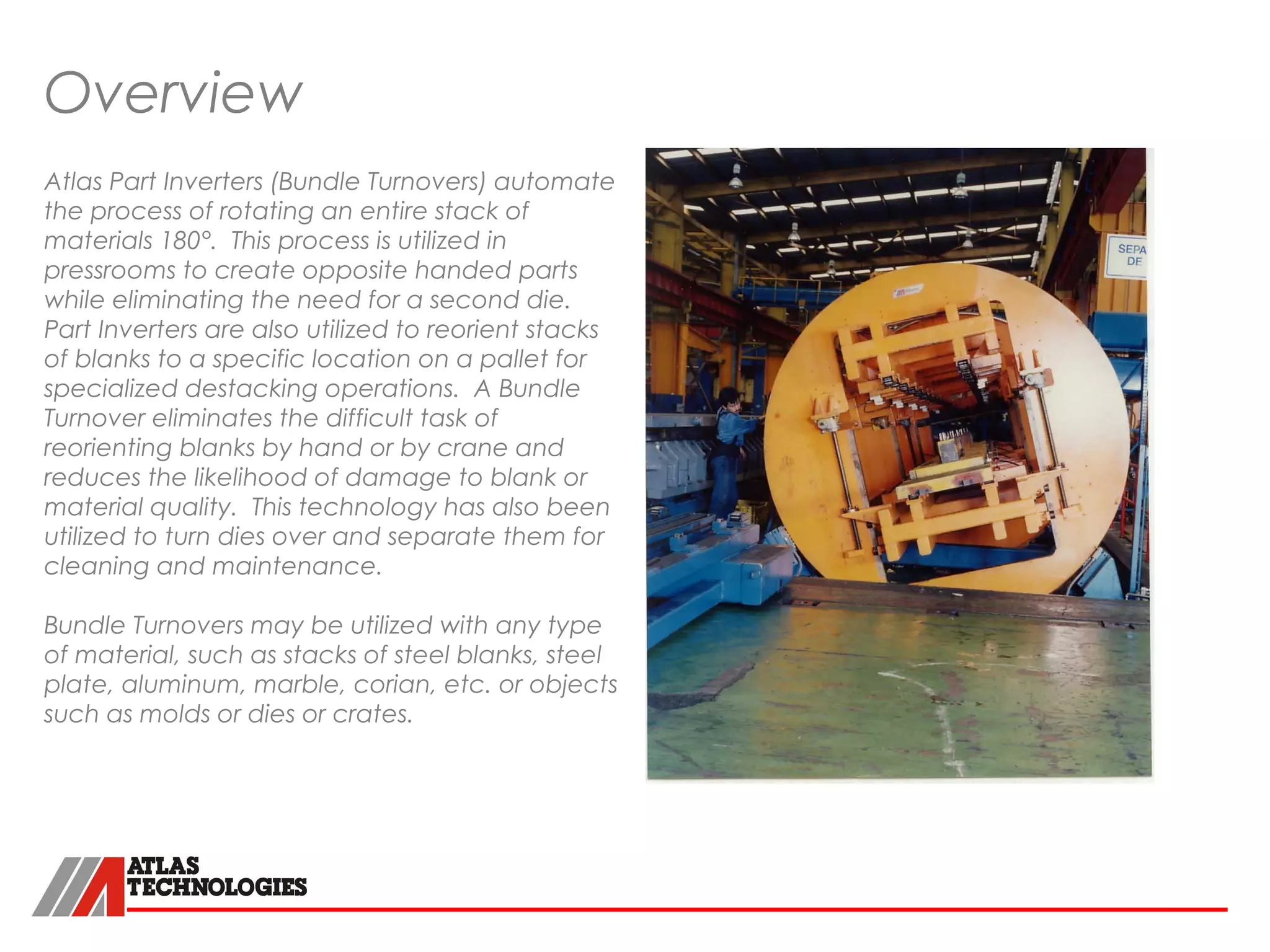 Bundle turnover part inverter | PPT