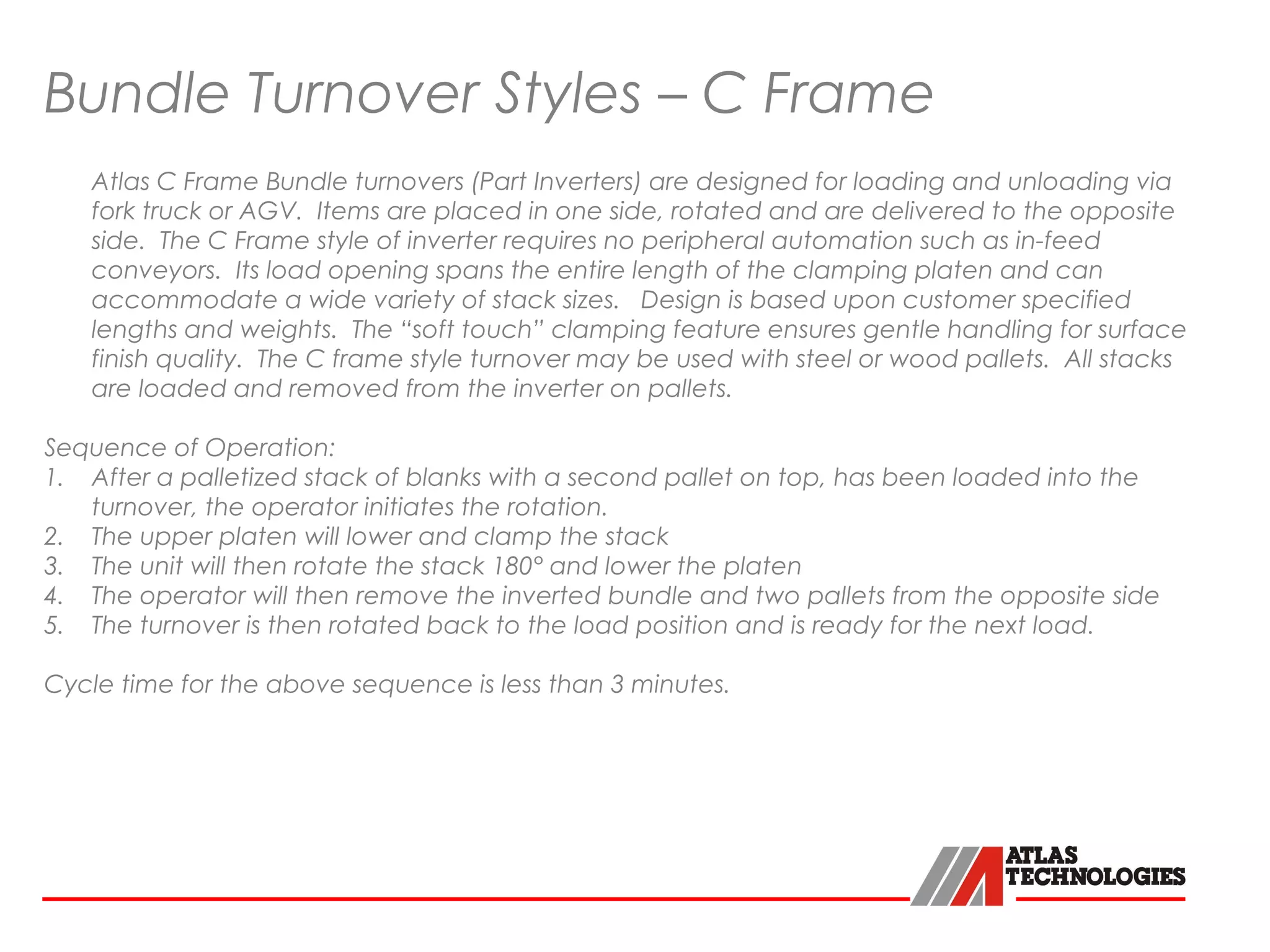 Bundle turnover part inverter | PPT