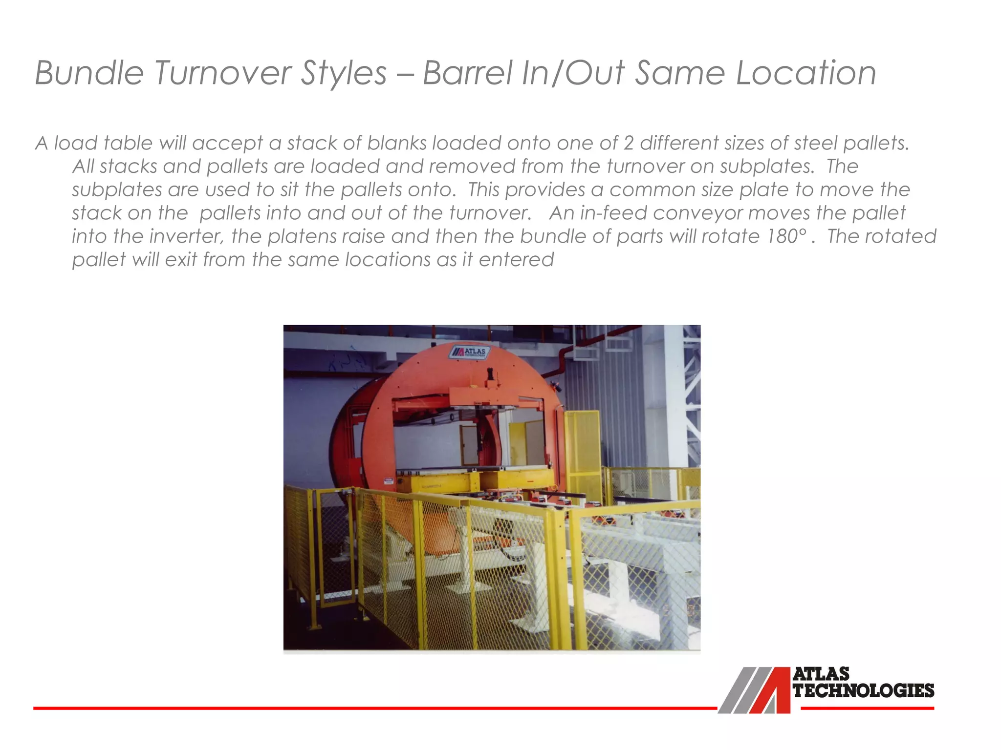 Bundle turnover part inverter | PPT