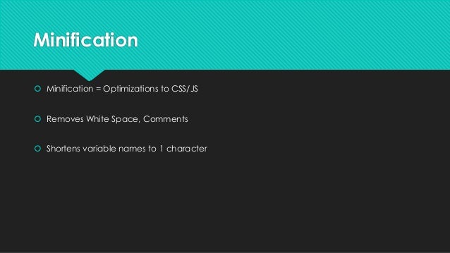 Bundling & minification Bundling & minification