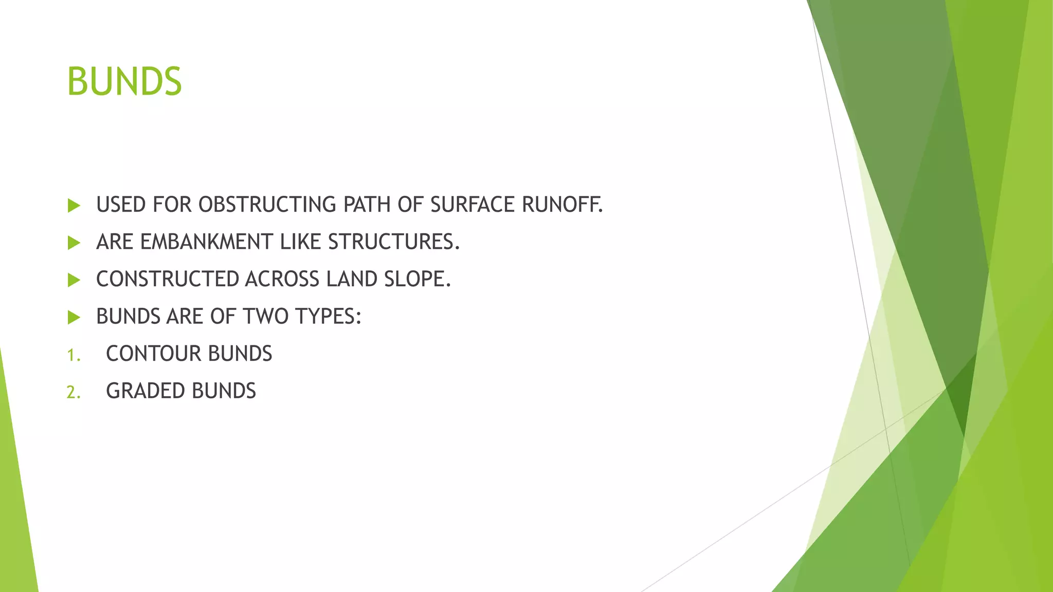 Bunds and their design | PPTX