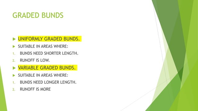 Bunds and their design | PPTX | Geography | Science
