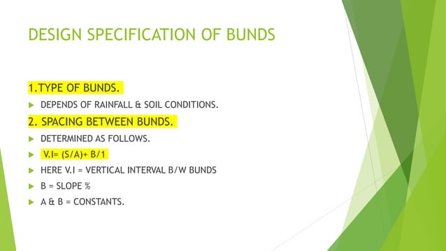Bunds and their design | PPTX | Geography | Science