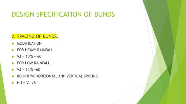 Bunds and their design | PPTX | Geography | Science