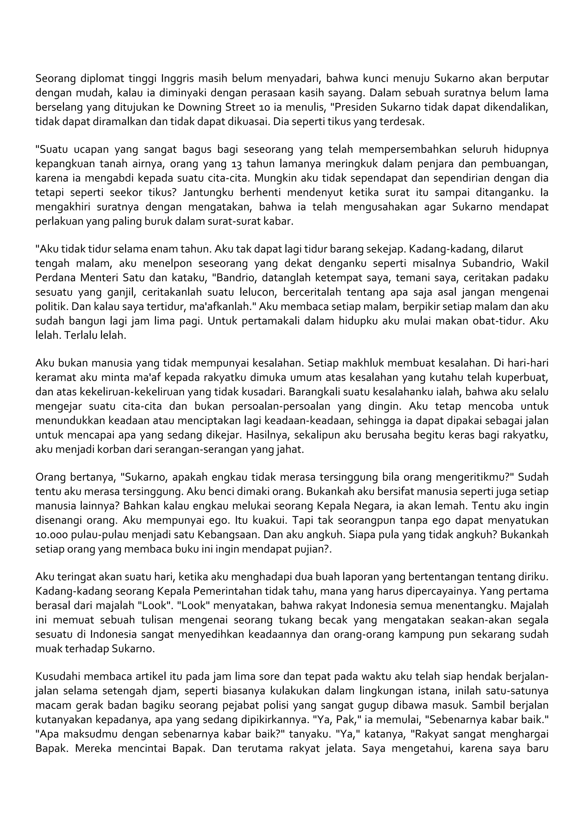 BUNG KARNO : PENYAMBUNG LIDAH RAKYAT | PDF