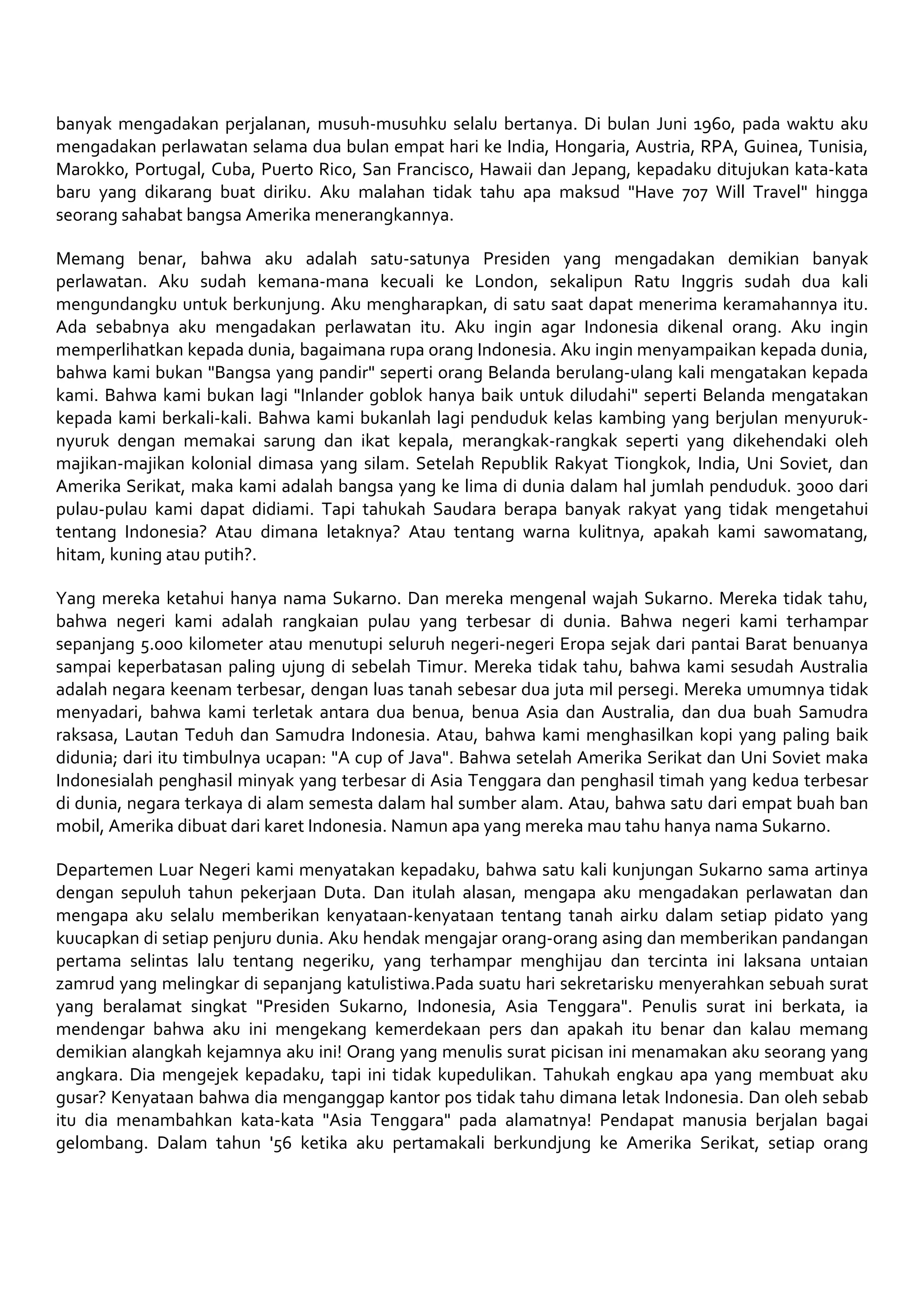 BUNG KARNO : PENYAMBUNG LIDAH RAKYAT | PDF