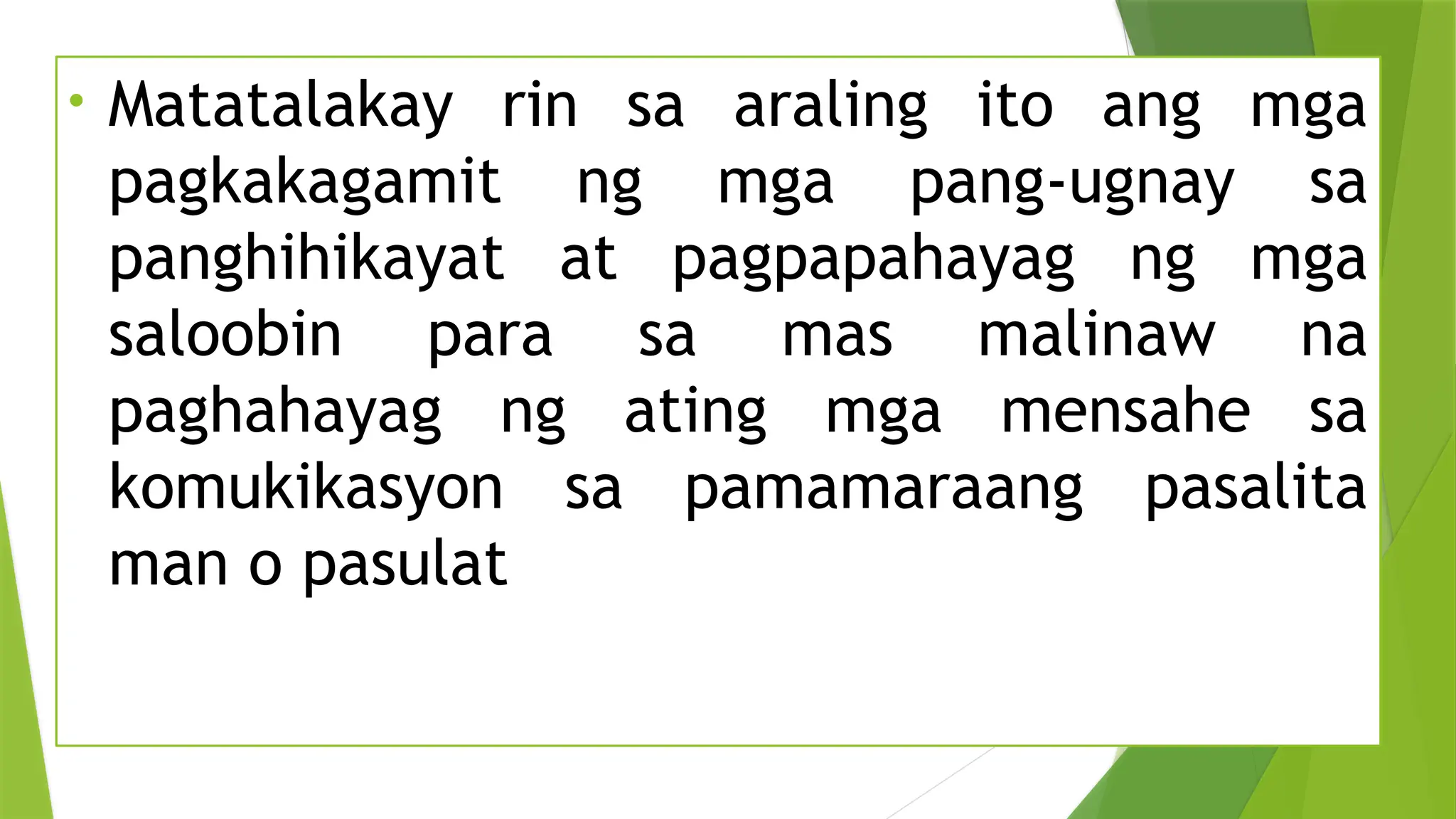 BUNGA AT SANHI GRADE 7 .Naipaliliwanag ang sanhi at bunga ng mga ...