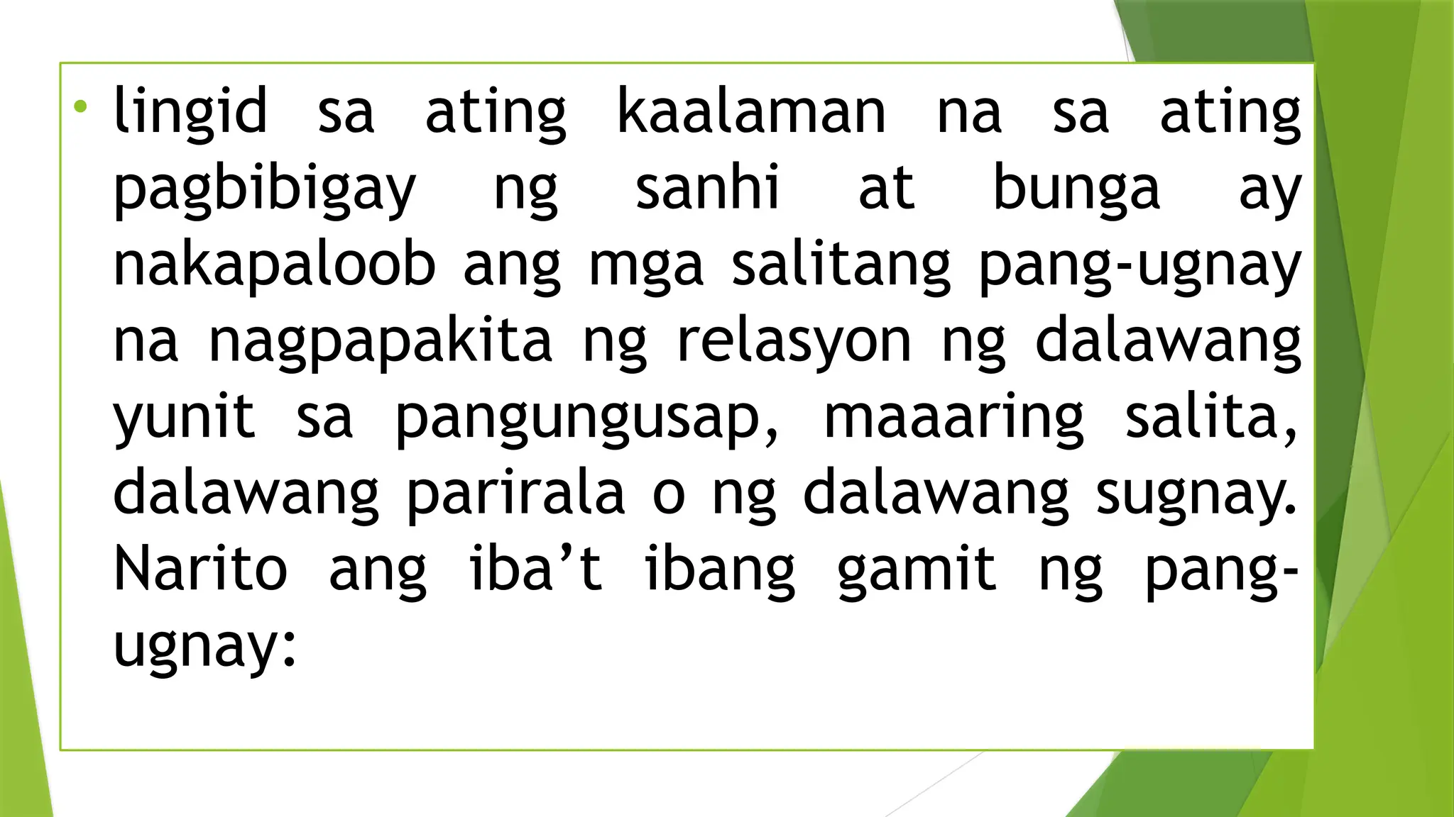 BUNGA AT SANHI GRADE 7 .Naipaliliwanag ang sanhi at bunga ng mga ...