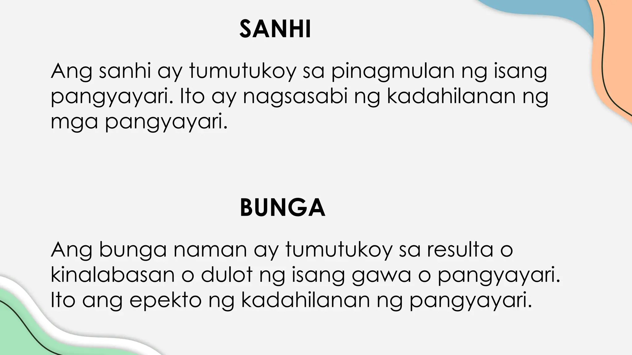Ang Sanhi at Bunga PowerPoint Presentation | PPTX