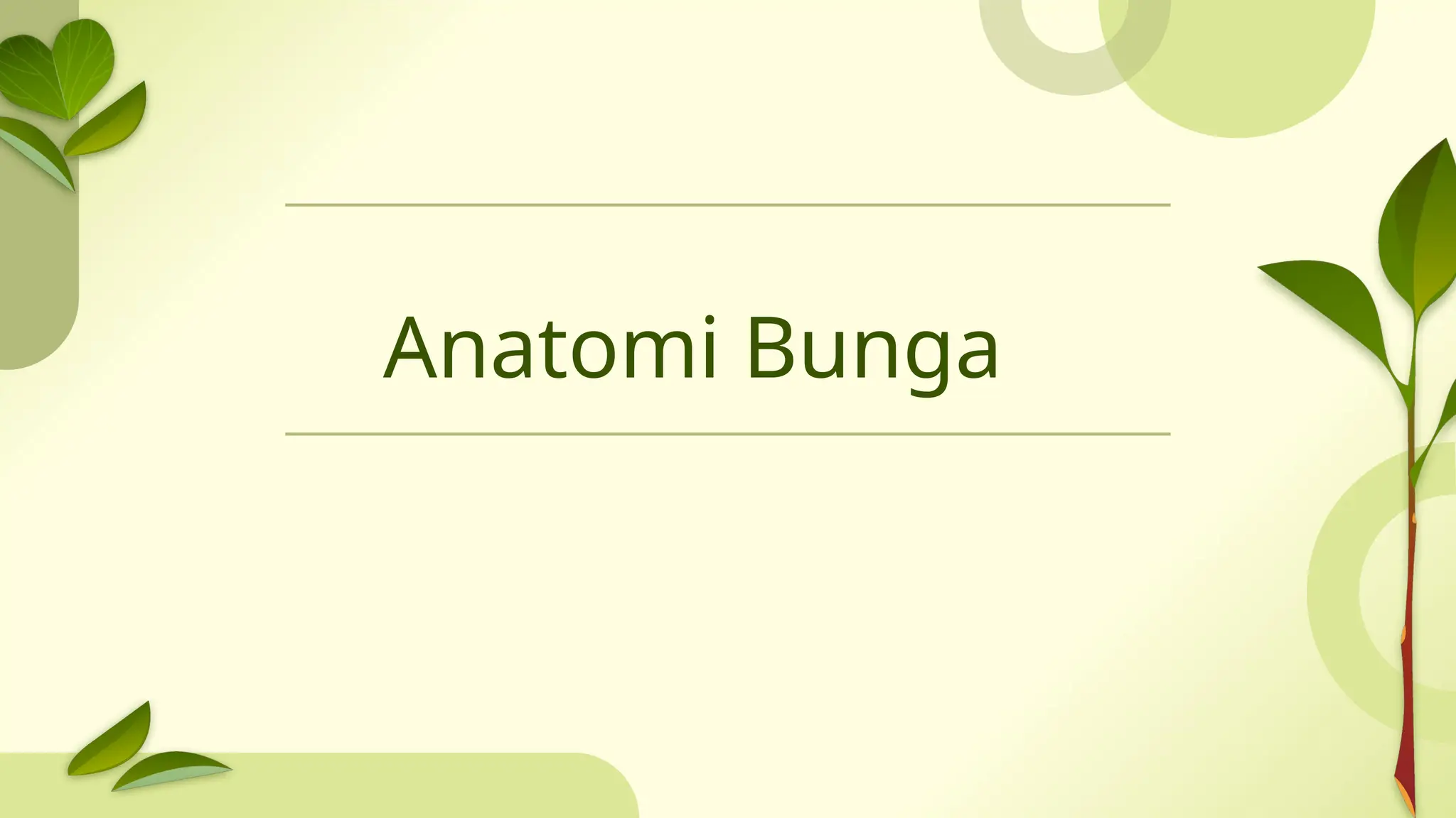 ANATOMI BUNGA, CIRI DAN STRUKTUR SERTA BAGIAN BUNGA | PPTX