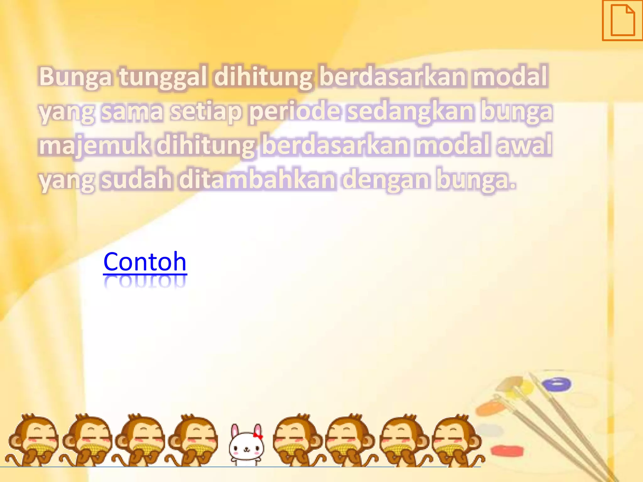 Bunga majemuk | PPTX