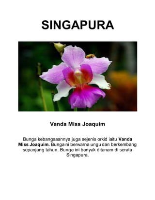 Bunga negara asean | DOCX