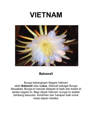 Bunga negara asean | DOCX