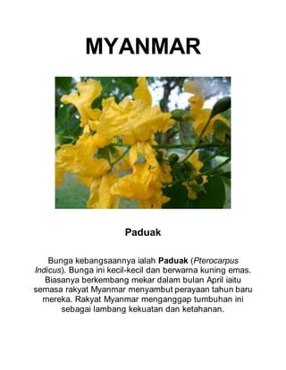 Bunga negara asean | DOCX