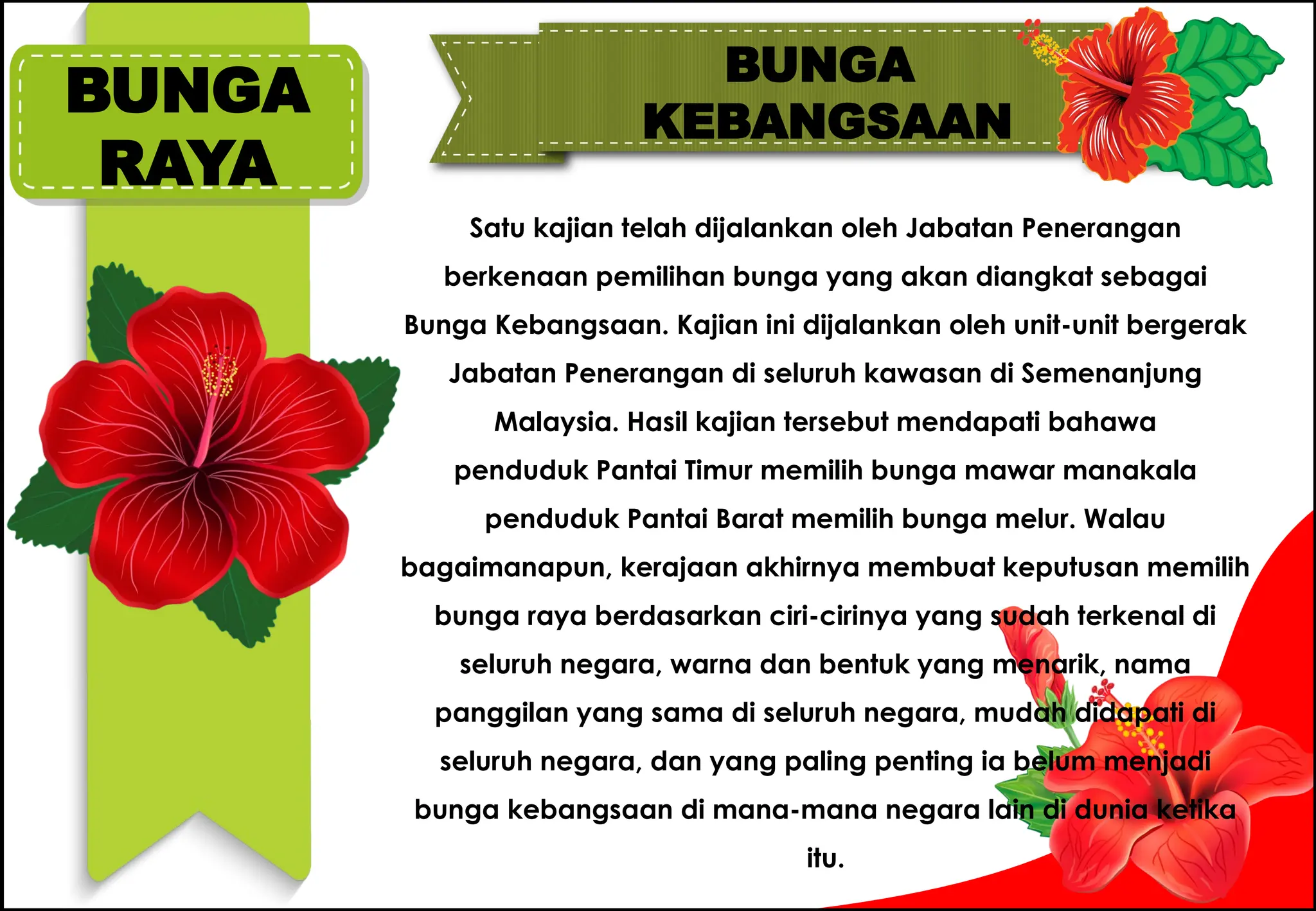 BUNGA RAYA, MAKSUD DAN KETERANGAN SEBAGAI PANDUAN | PPTX