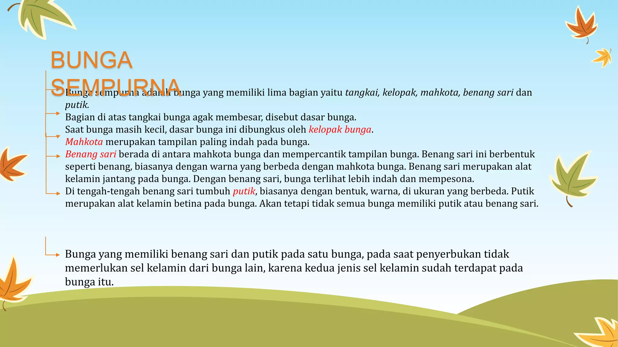 Bunga sempurna | PPTX