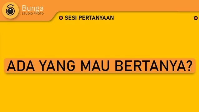 Bunga Studio Photo PPT Bunga Studio Photo PPT | PDF