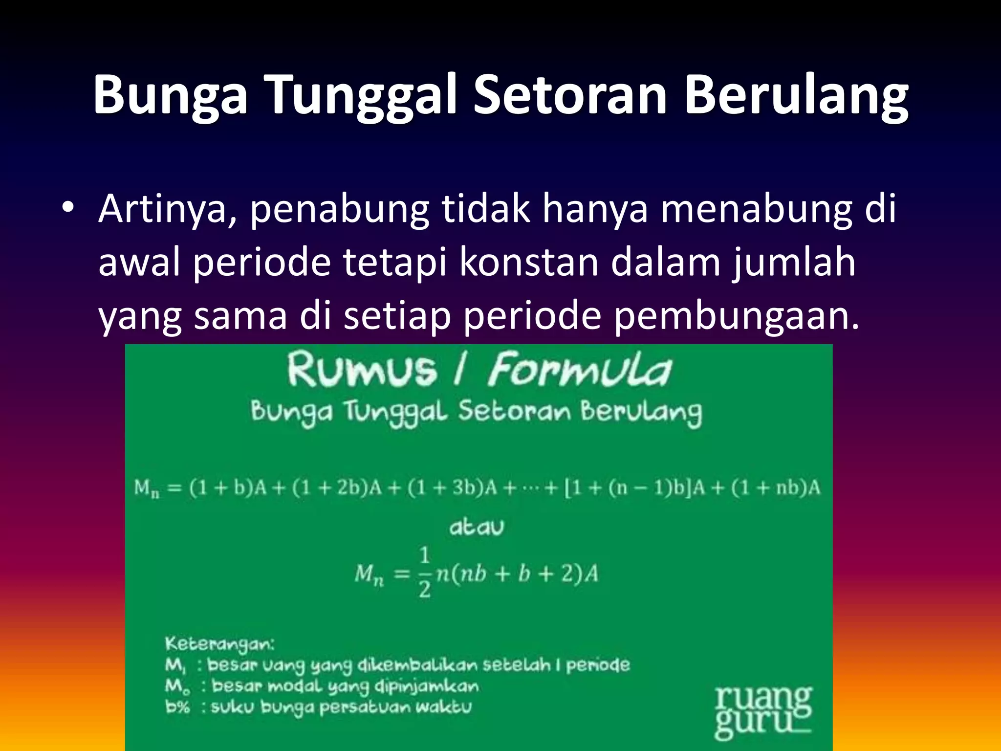 Bunga tunggal | PPTX