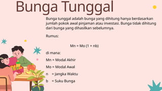 Materi Kelas XI SMK Bunga tunggal dan bunga majemuk | PPTX