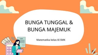 Bunga Tunggal Bunga Majemuk Presentasi Jingga Hijau Kuning dalam Gaya ...