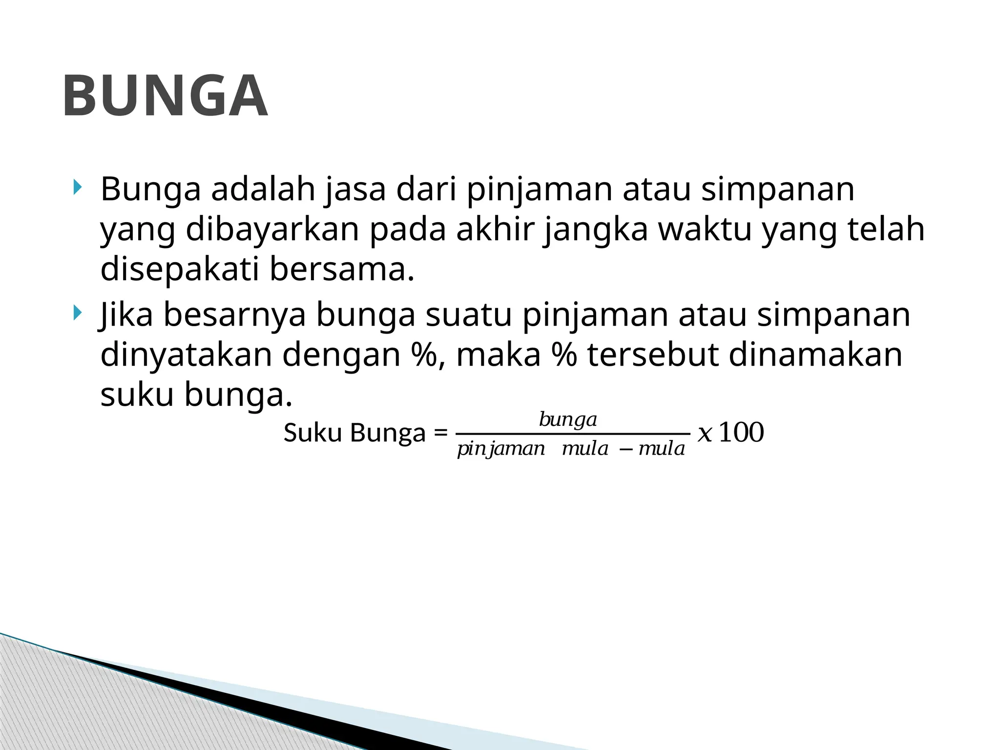 bunga tunggal_oke penjelasan dan contoh soal | PPTX