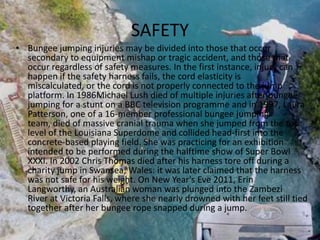 Bungee jumping | PPTX