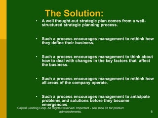 Principles of Business Planning and Financing | PPT