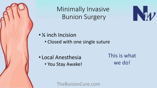 Bunion Surgery Recovery Time | PPTX