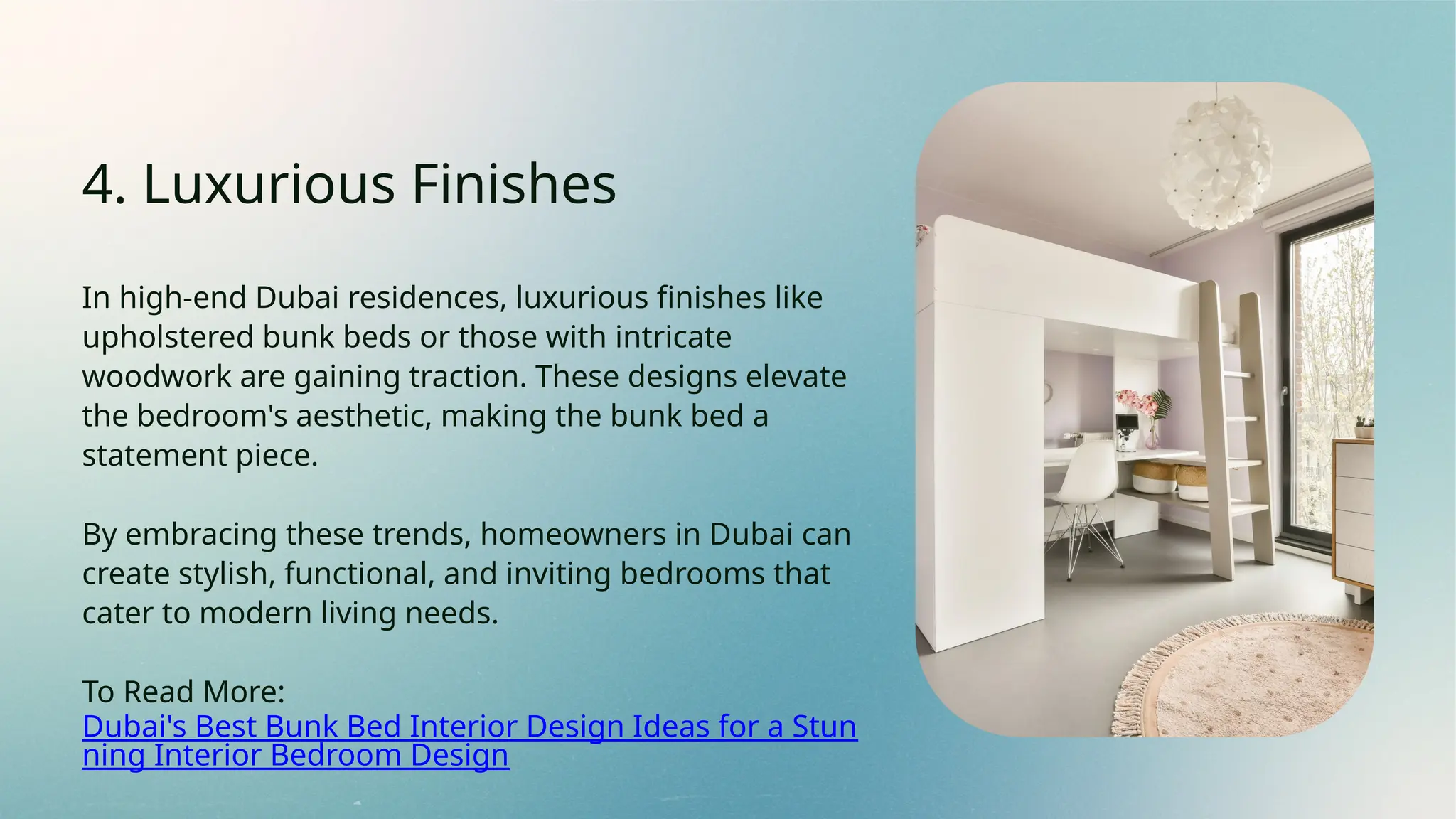 Bunk Bed Interior Design Trends Enhance Your Interior Bedroom Design in Dubai.pptx