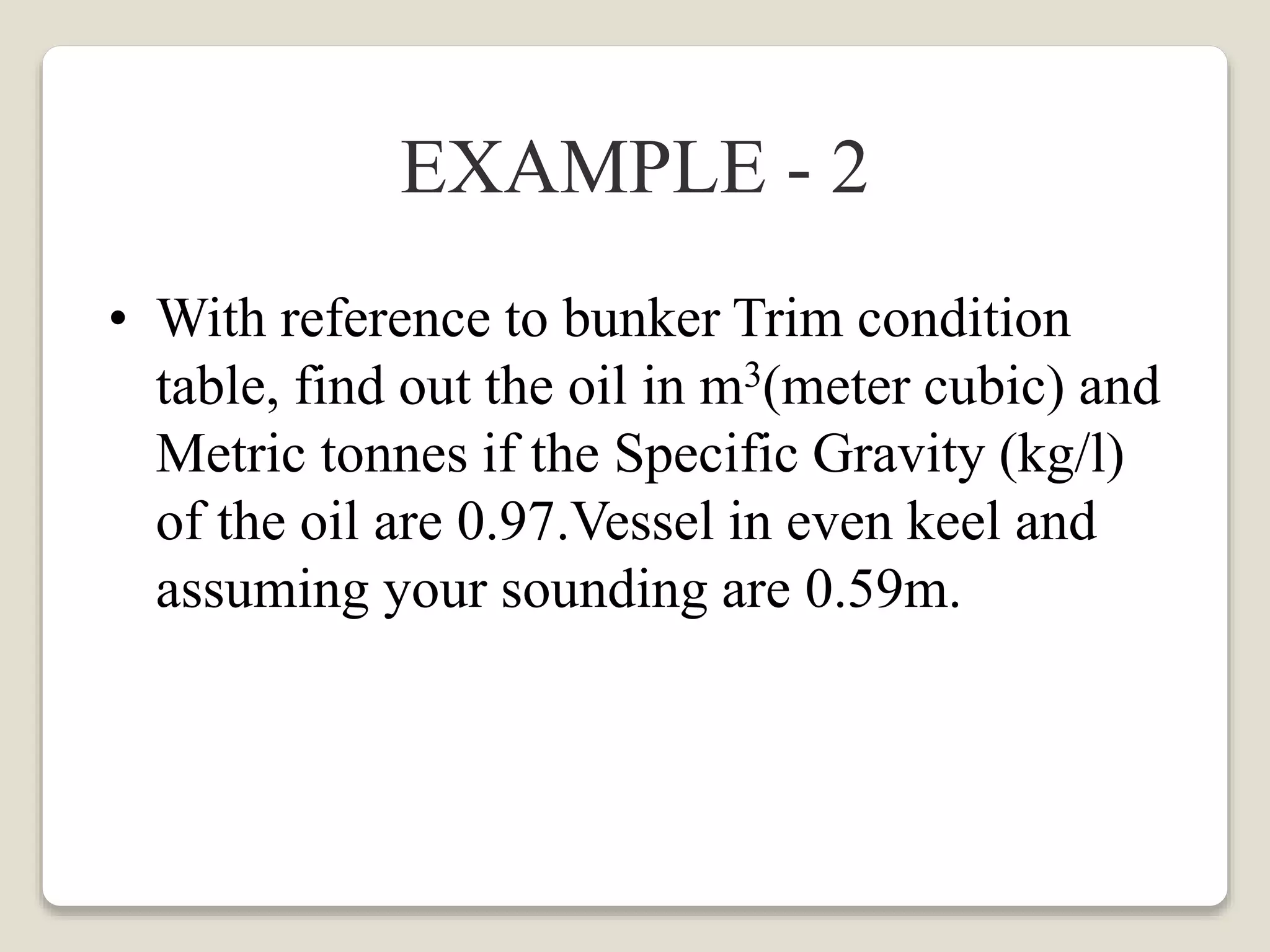 Bunkering Calculation | PPT
