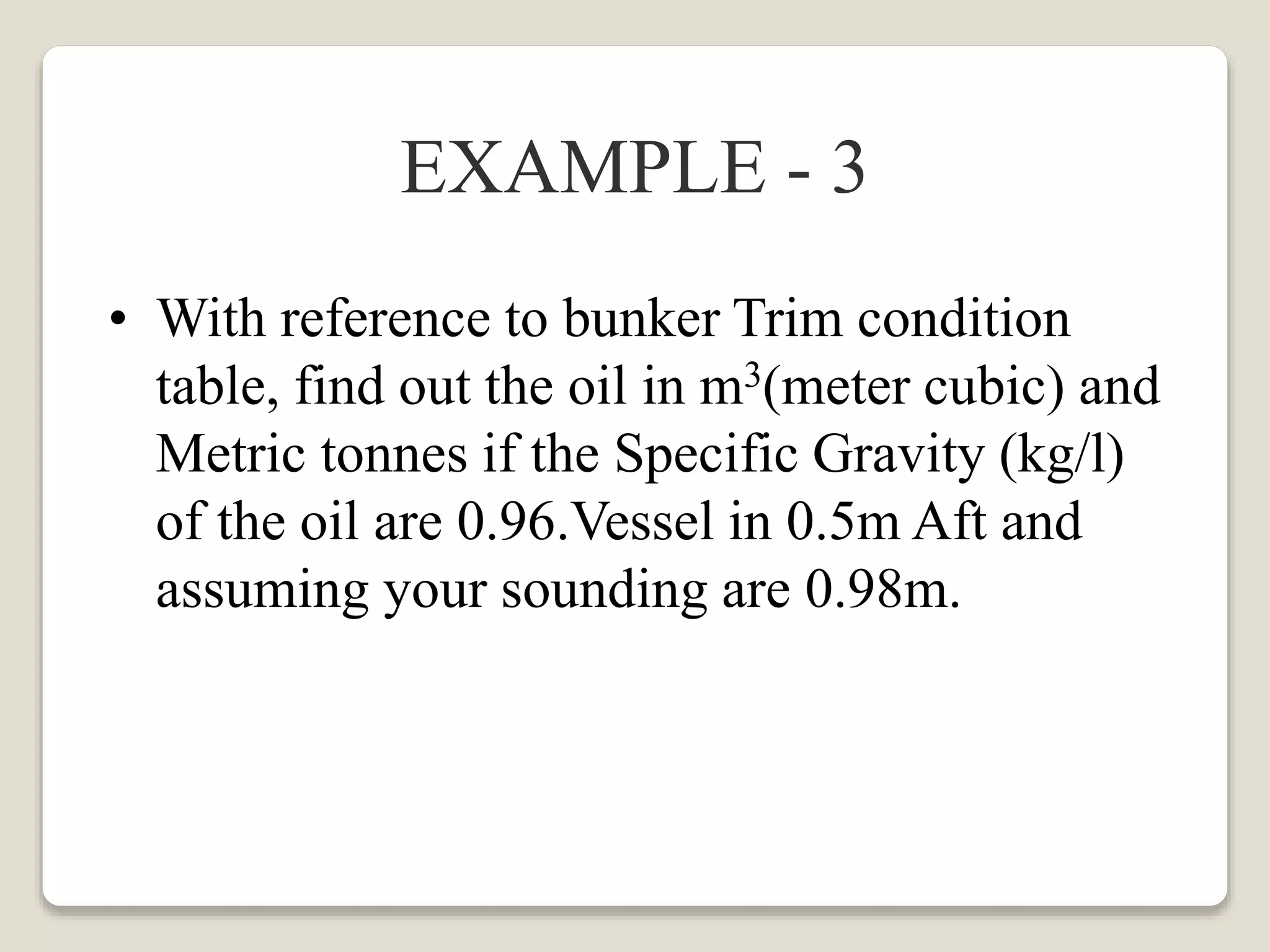 Bunkering Calculation | PPT