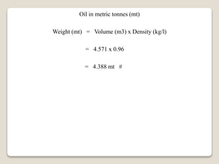 Bunkering Calculation | PPT
