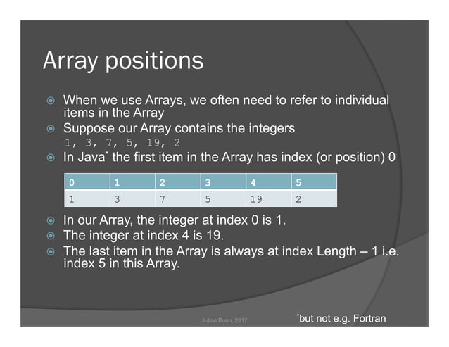Introduction to Arrays in Programming | PDF | Programming Languages | Computing