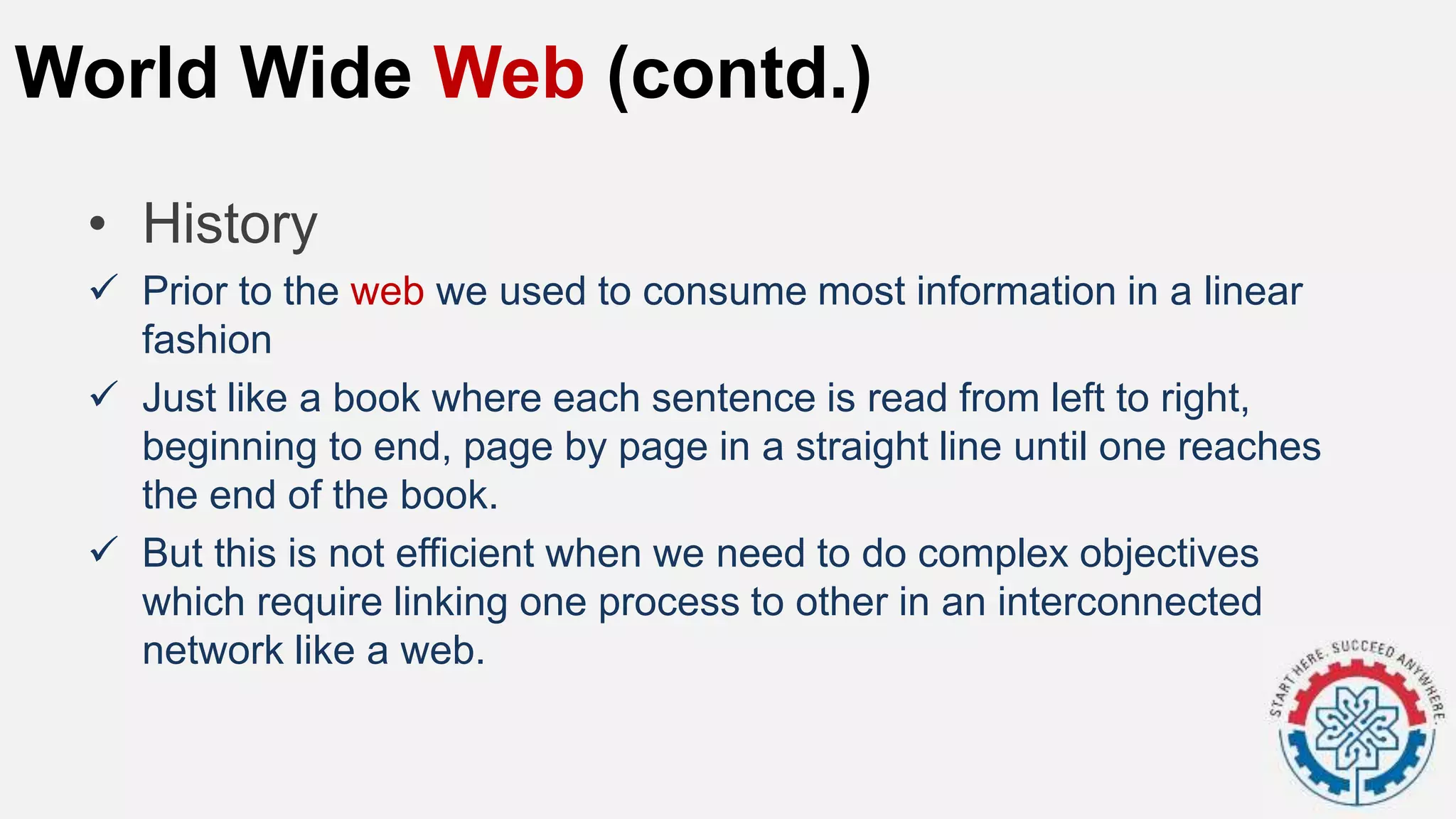 Internet VS World Wide Web | PPTX