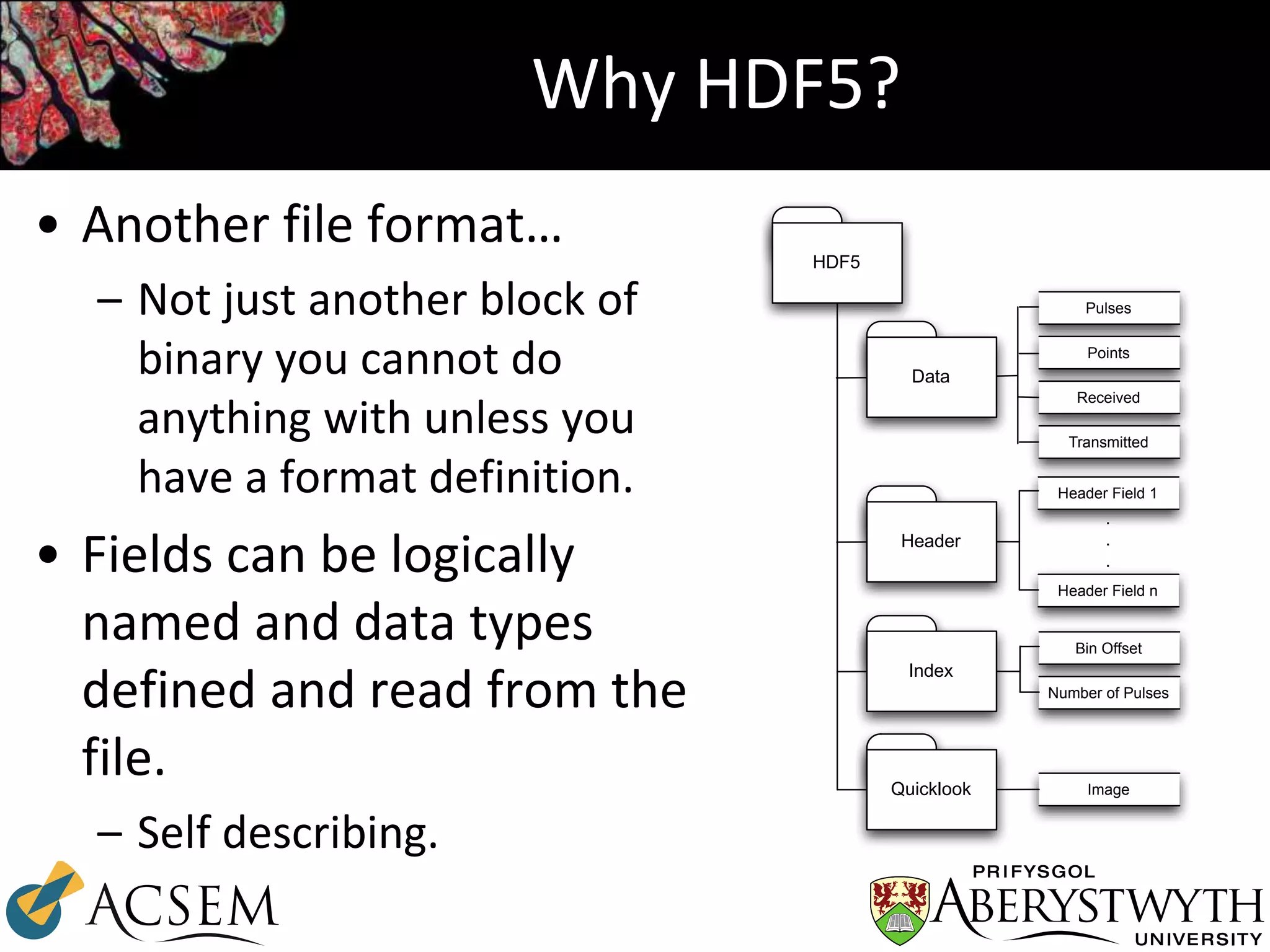 Spd And Kea Hdf5 Based File Formats For Earth Observation Ppt
