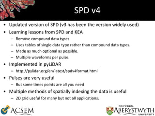 SPD and KEA: HDF5 based file formats for Earth Observation | PPT
