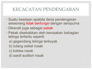 Bunyi dan pendengaran | PPTX