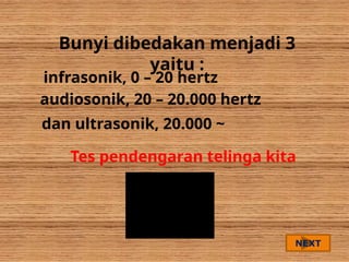 Ppt tentang materi Bunyi Kelas empat sd.pptx