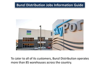 Bunzl Distribution Jobs | PPTX | Logistics | Business