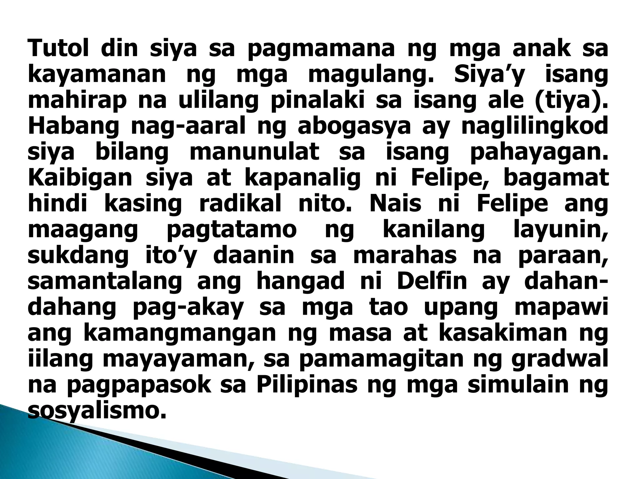 Buod ng banaag at sikat | PPTX