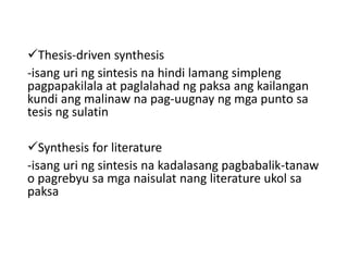 BUOD NG ISANG SINTESIS SHS FILIPINO.pptx