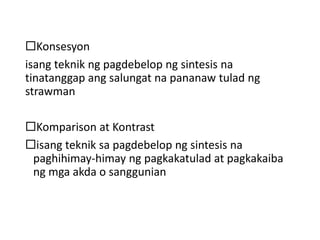 BUOD NG ISANG SINTESIS SHS FILIPINO.pptx