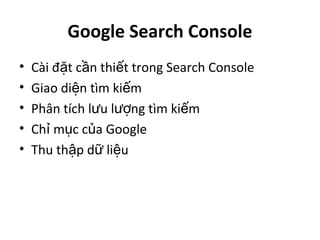 Buổi 4 - Học Seo | PPT