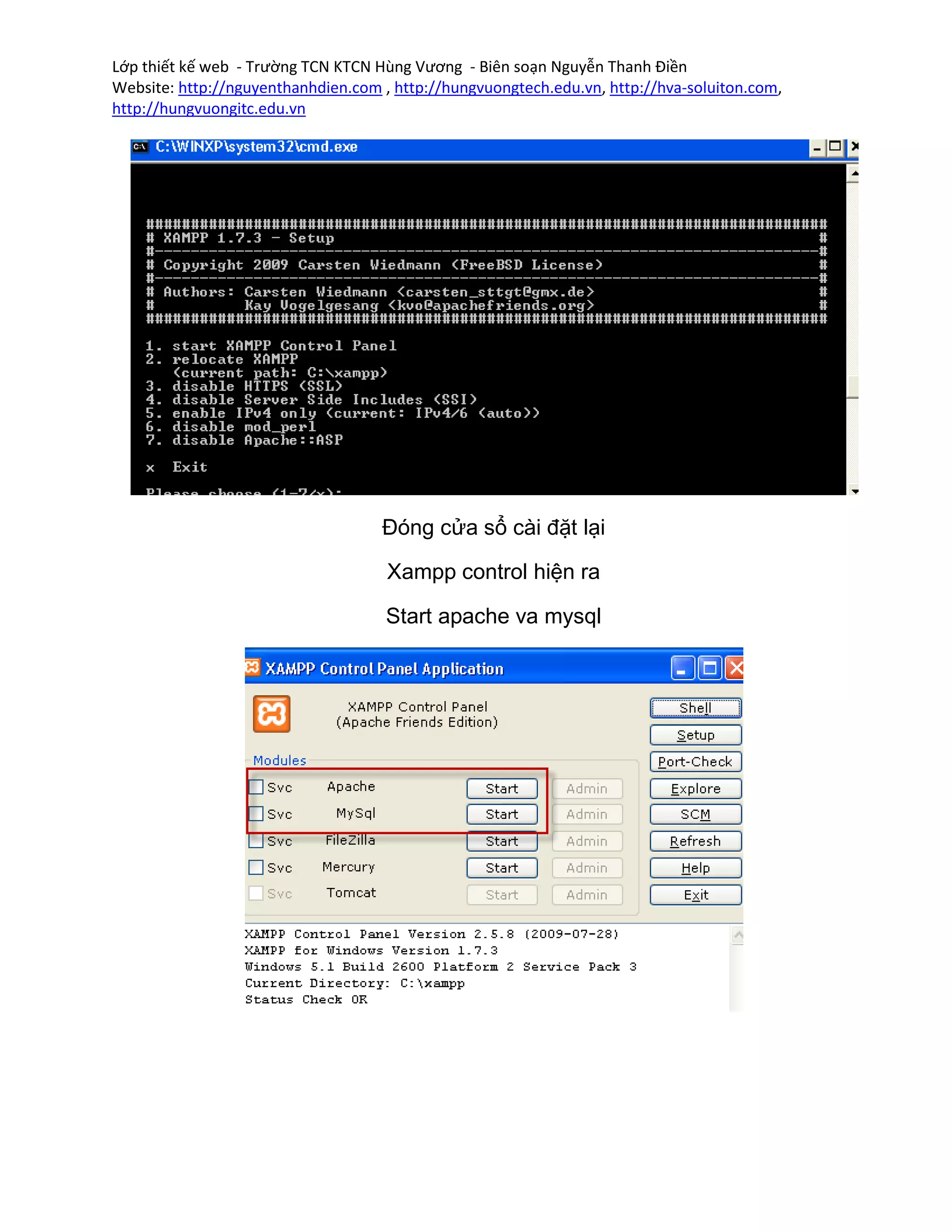 Buoi 1-bai-1-cai-dat-xampp | PDF