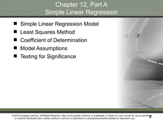 Buoi 1.2-EMBS6Regre, Simple Lineae Regression, | PPTX