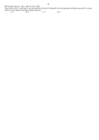 bai tap can bang hoa hoc | DOC