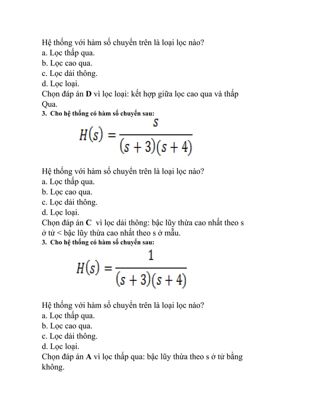 Tín hiệu, hệ thống và phân giải mạch 10 | PDF | Technology & Computing