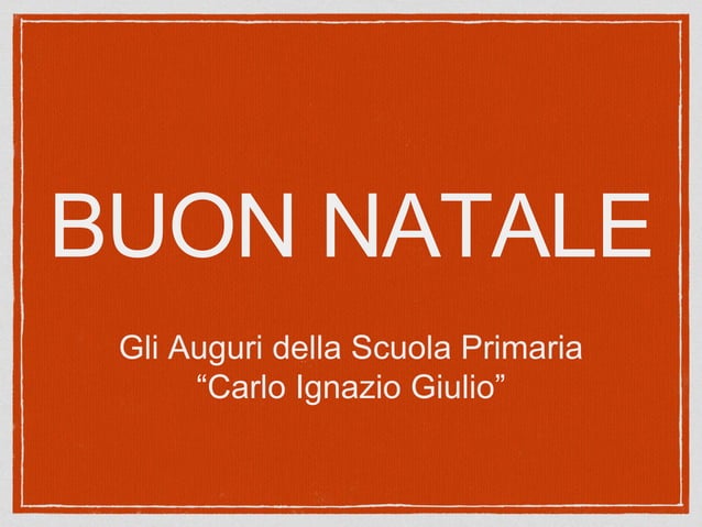 Buon natale | PPTX