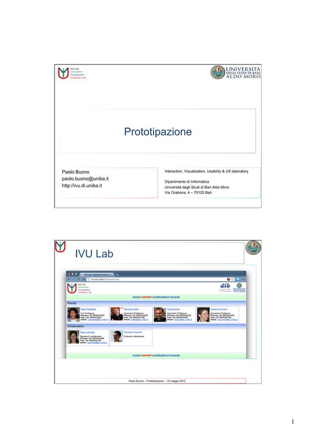 MobileDevCamp2012 - Prototipazione | PDF